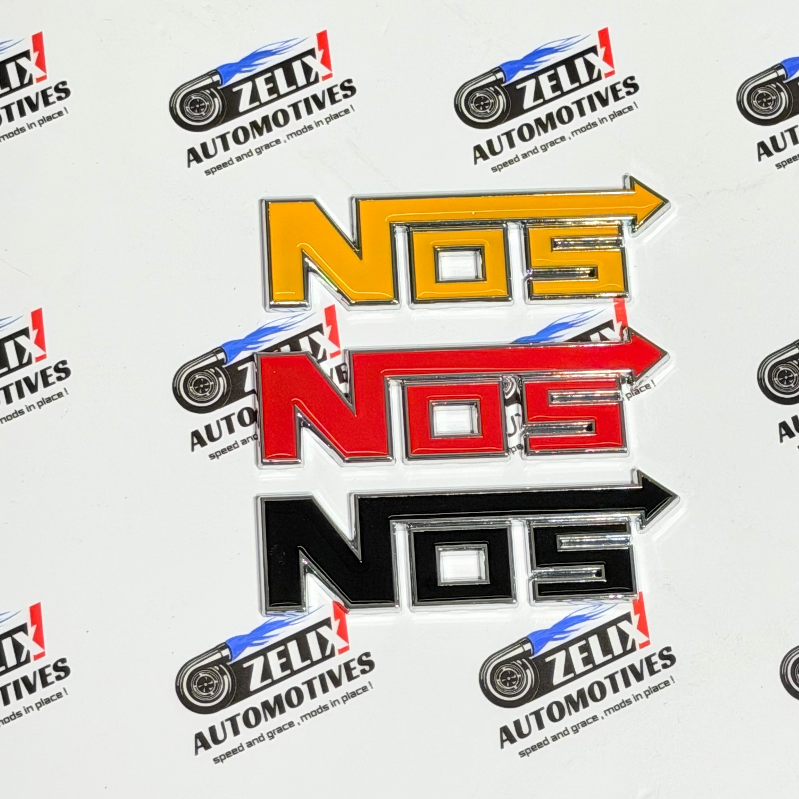 NOS Car Stickers Sporty Exterior Decal Multi-Color – Zelix Automotives