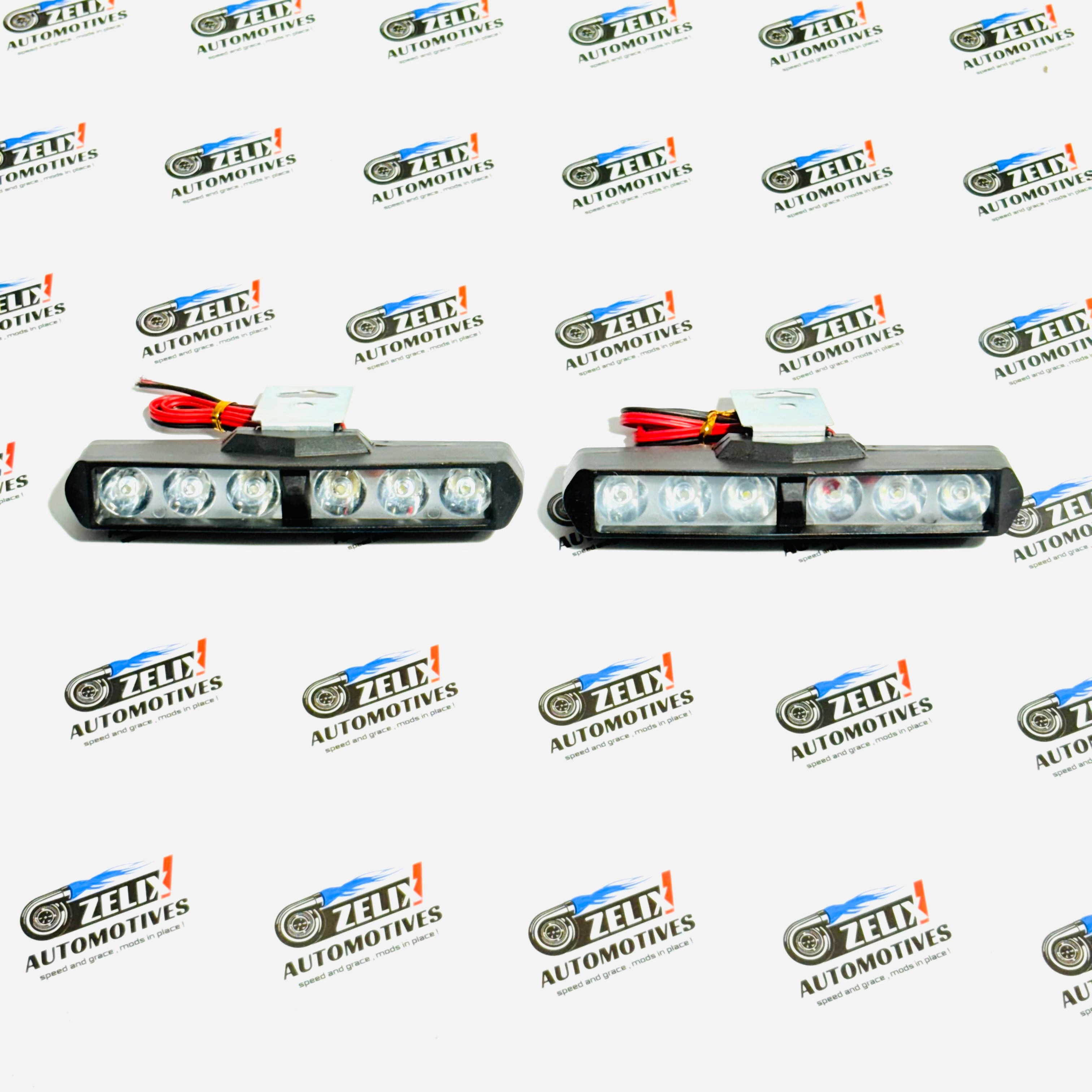 Rear LED Flashers | 6-LED High-Brightness Safety Light – Zelix Automotives