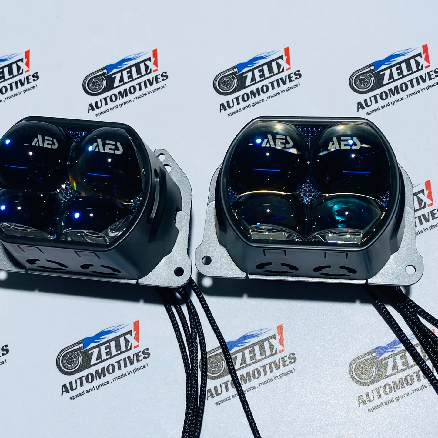 AES Bi-LED Turbo SV 3.0 Projector Headlights | Laser-4 – Zelix Automotives