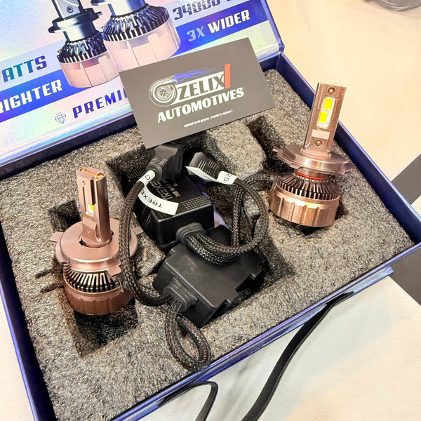 Trexer 340W Ultra-Bright LED Headlight Bulbs | Universal Fit – Zelix ...