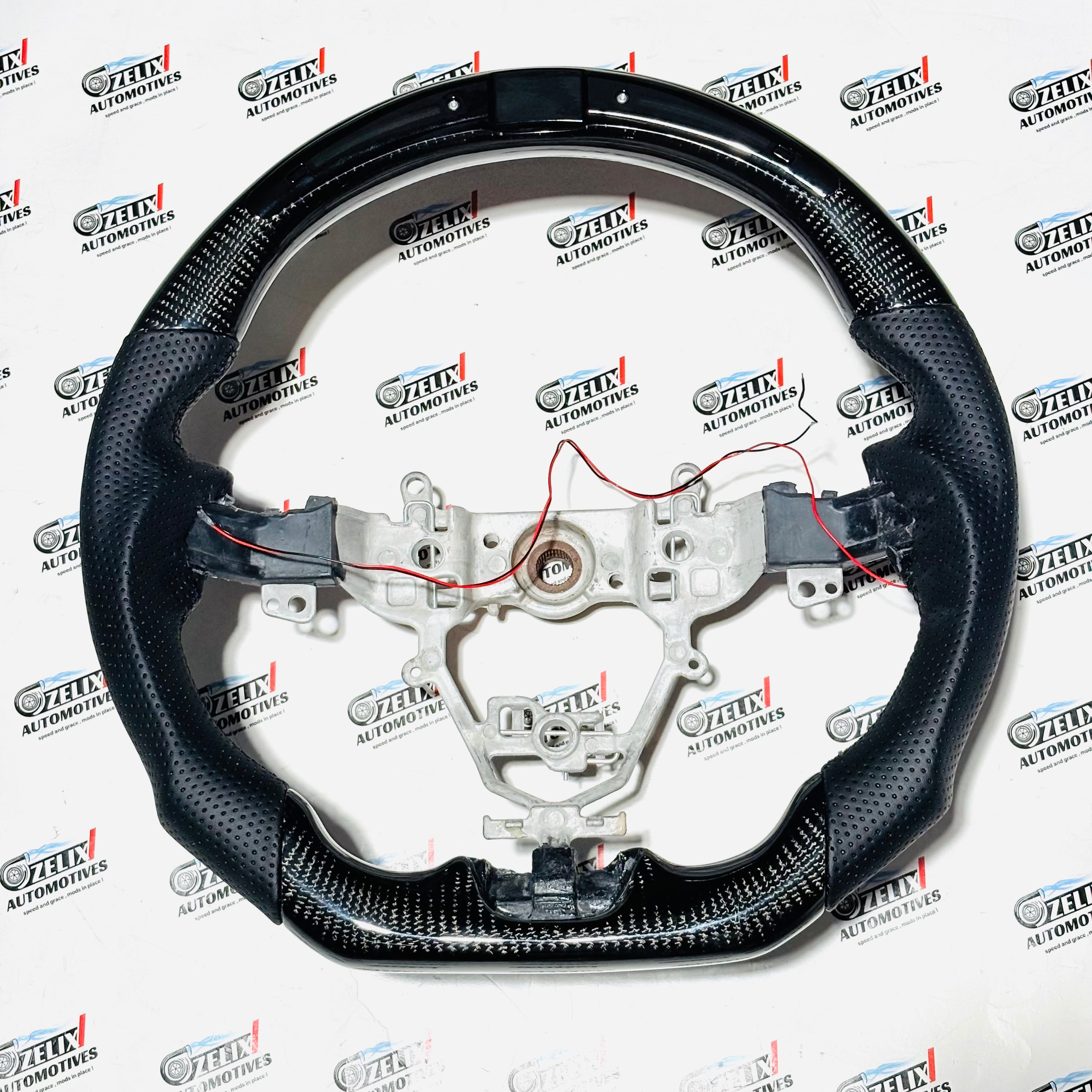 Swift Carbon Fiber Steering Wheel with Rev Lights | Premium Upgrade ...