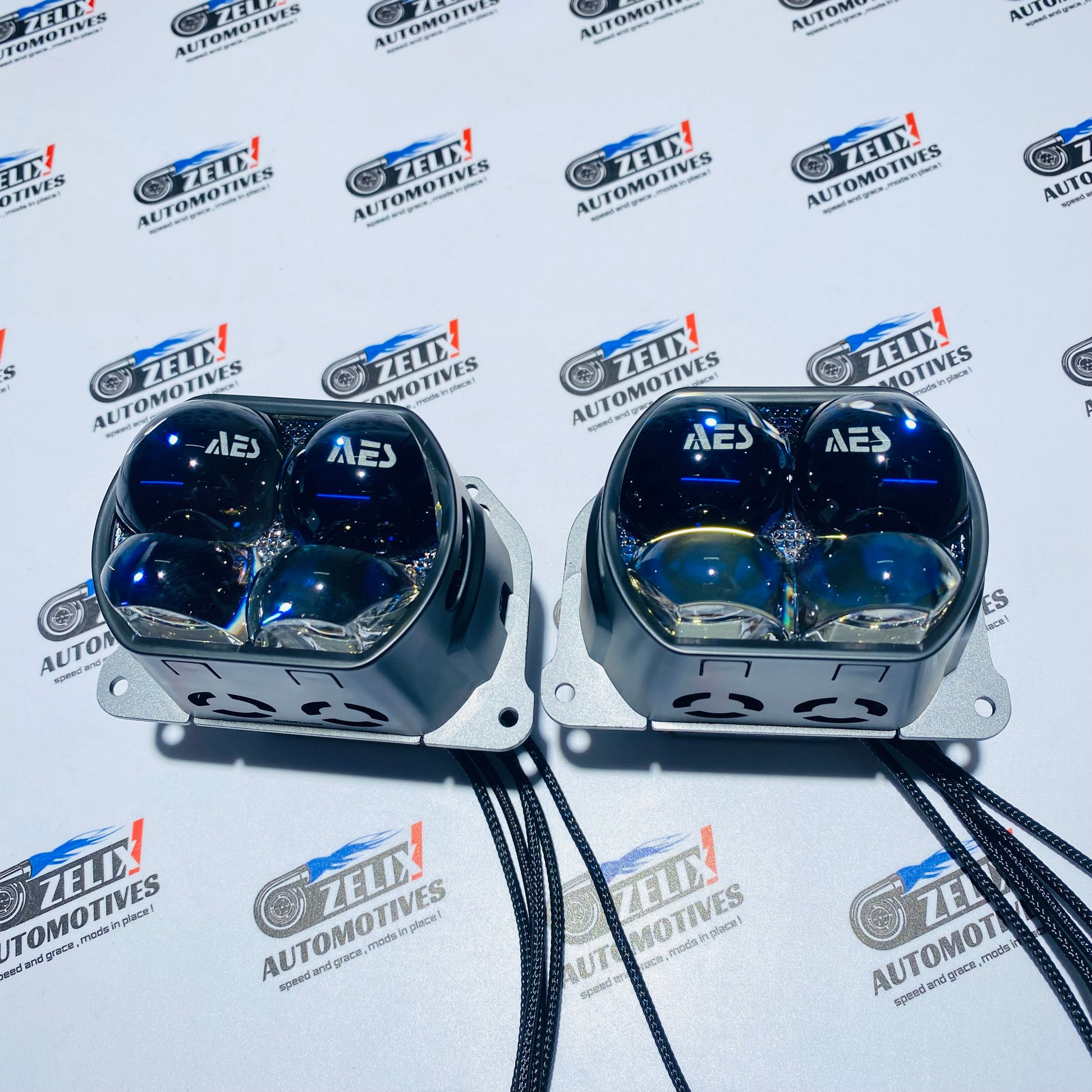 AES Bi-LED Turbo SV 3.0 Projector Headlights | Laser-4 – Zelix Automotives