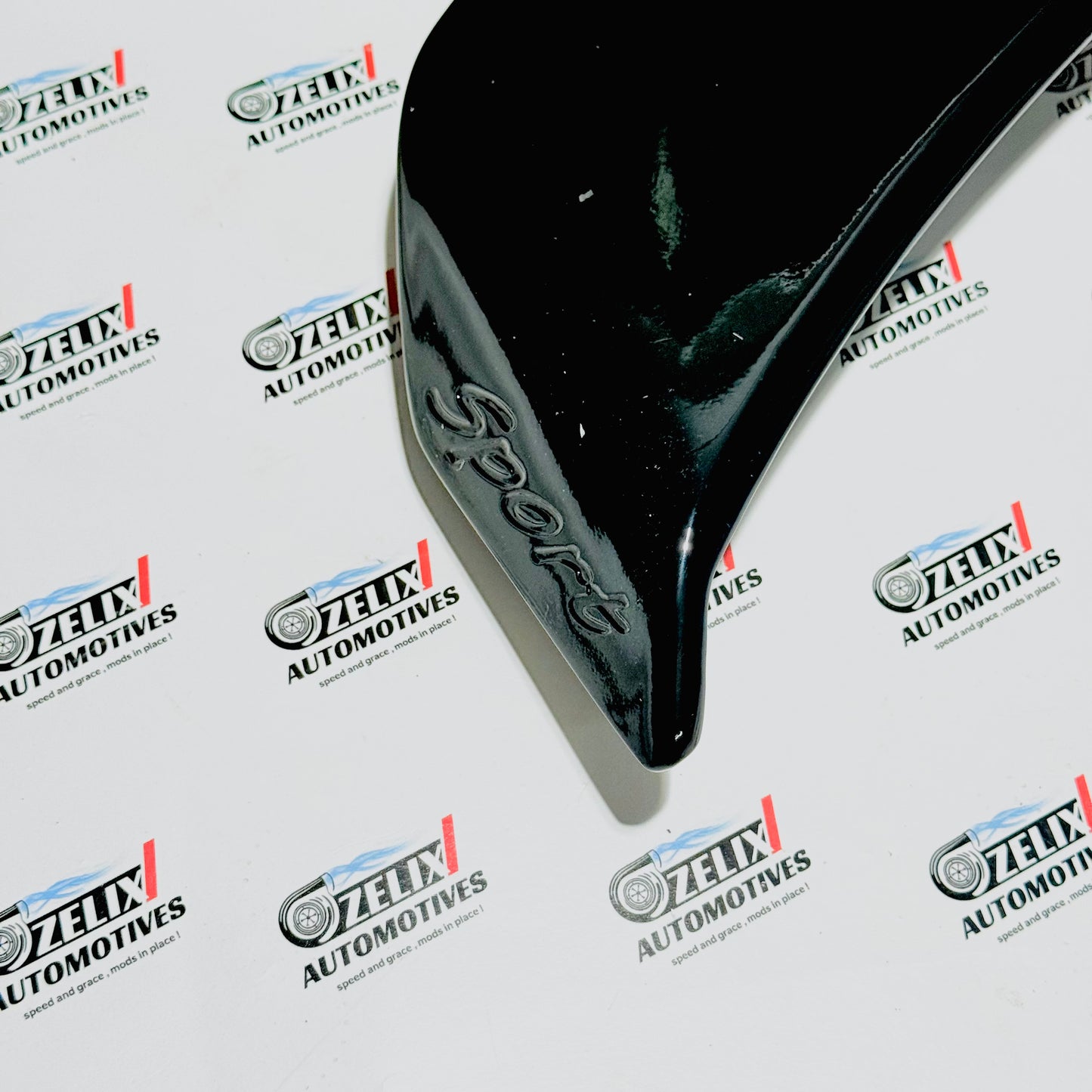 Universal Sedan Spoiler | Sporty Aerodynamic Design in Glossy Black ...