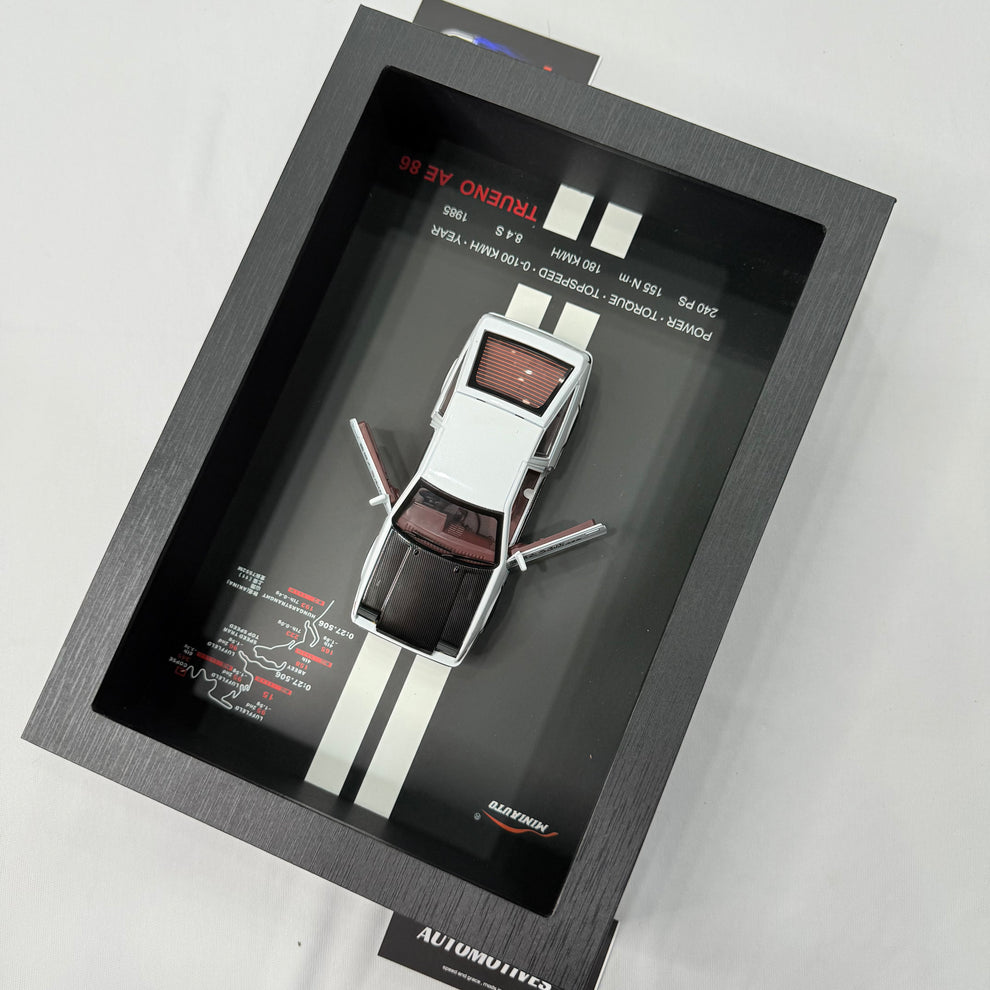 3D Car Frame Wall Art | Wooden Frame with Removable Die-Cast Cars ...