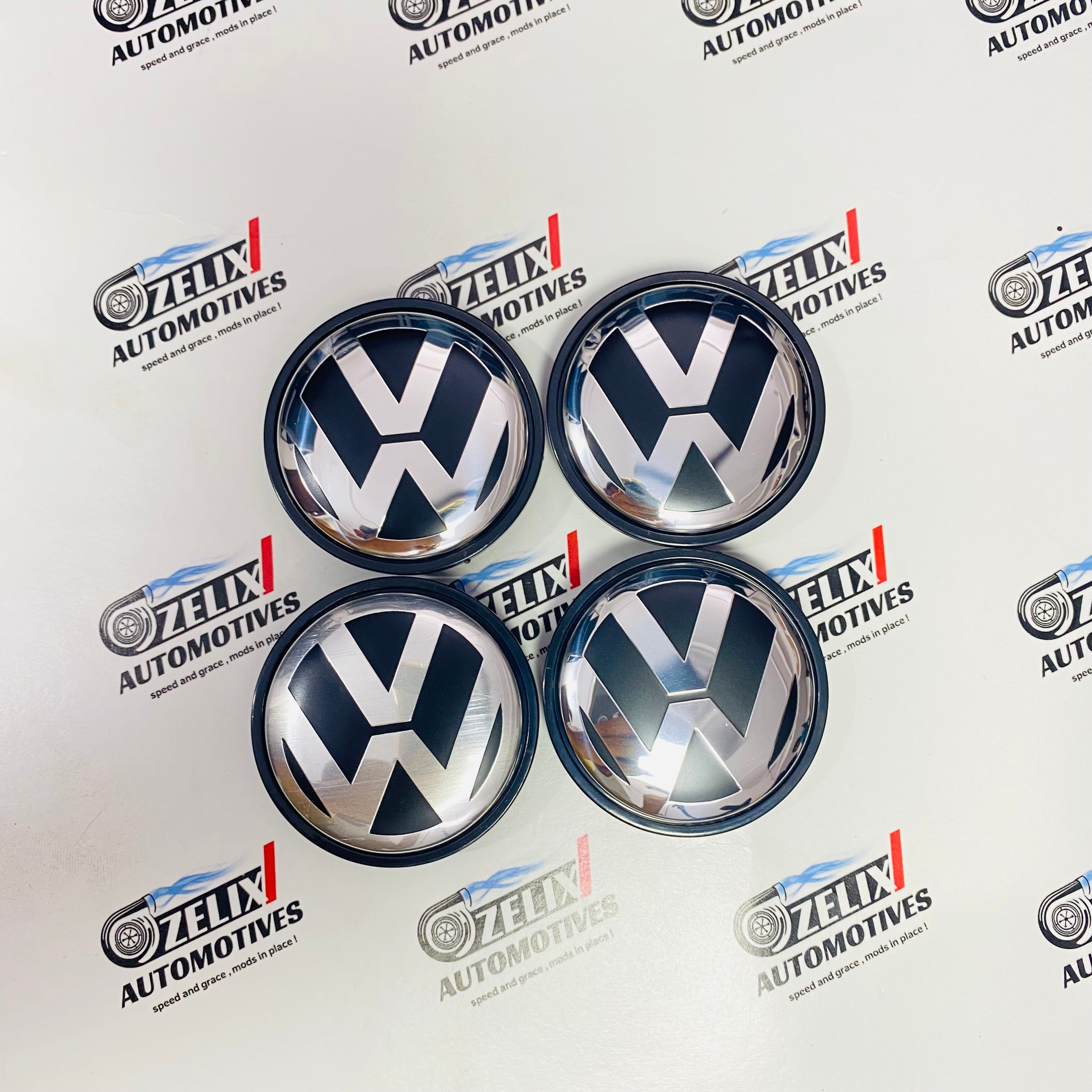 Volkswagen Jetta 65mm Wheel Center Caps | Premium OEM Replacement Set ...