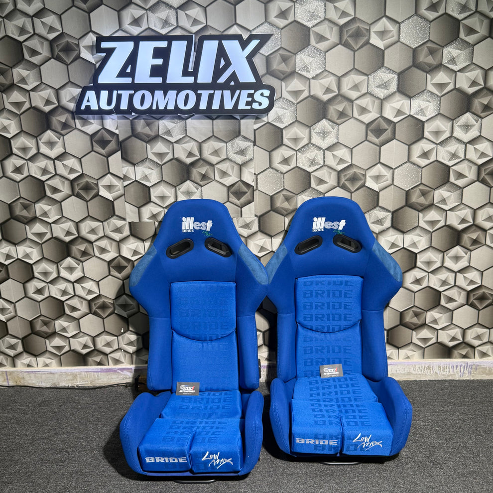 Bride Illest Low Max Racing Seats | Red and Blue Colour Options – Zelix Automotives