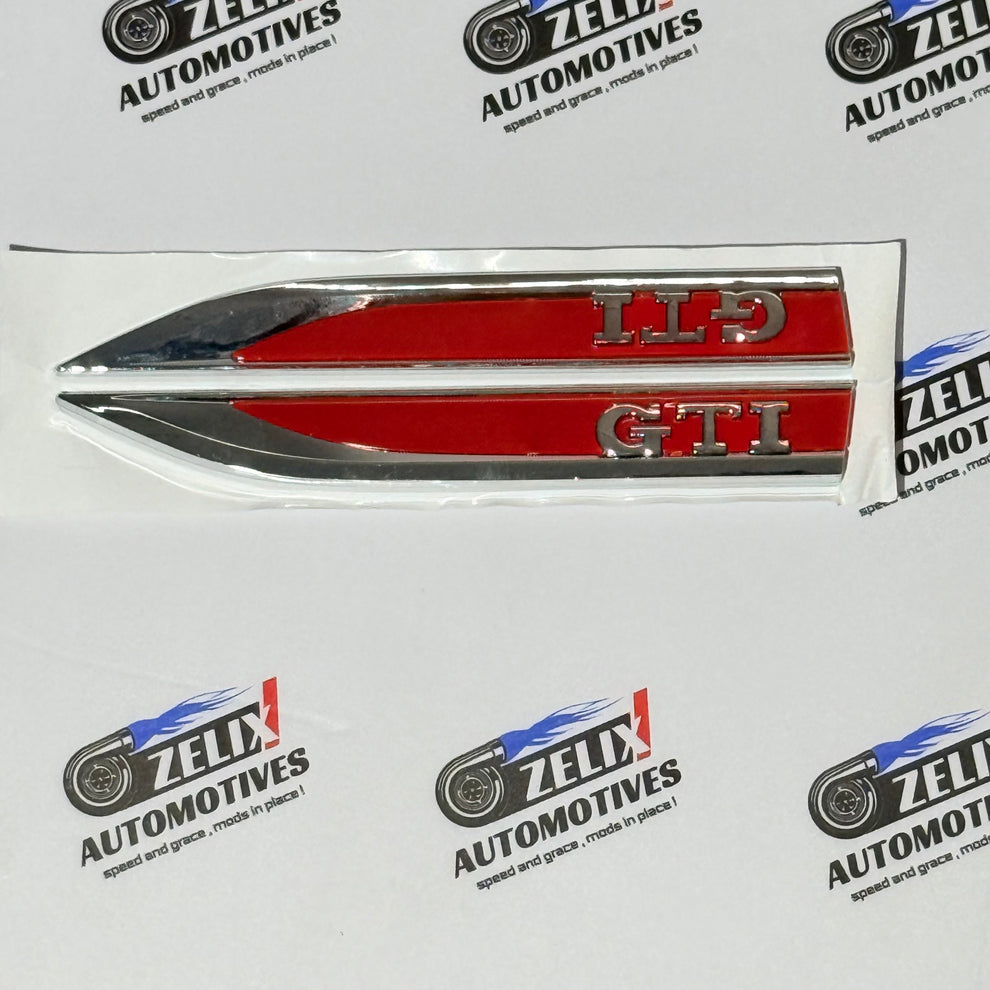 Volkswagen Polo GTI Aluminium Fender Badge Set – Zelix Automotives