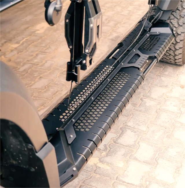 Thar Roxx Bimbra T1 Heavy-Duty Side Steps | 3mm Steel Rock Sliders ...