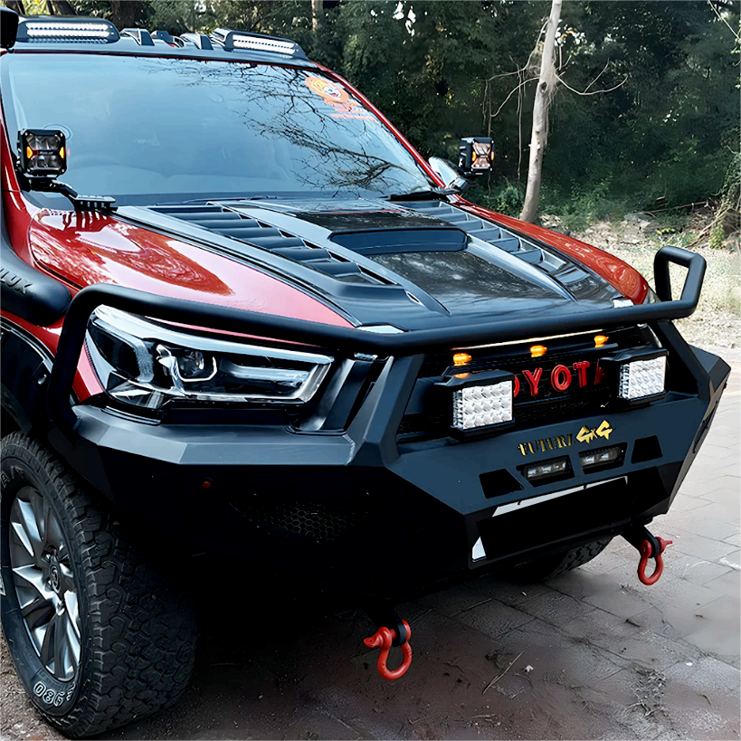 Toyota Hilux Predator F1 Front Bumper with Bull Bar | Heavy-Duty Off-R ...