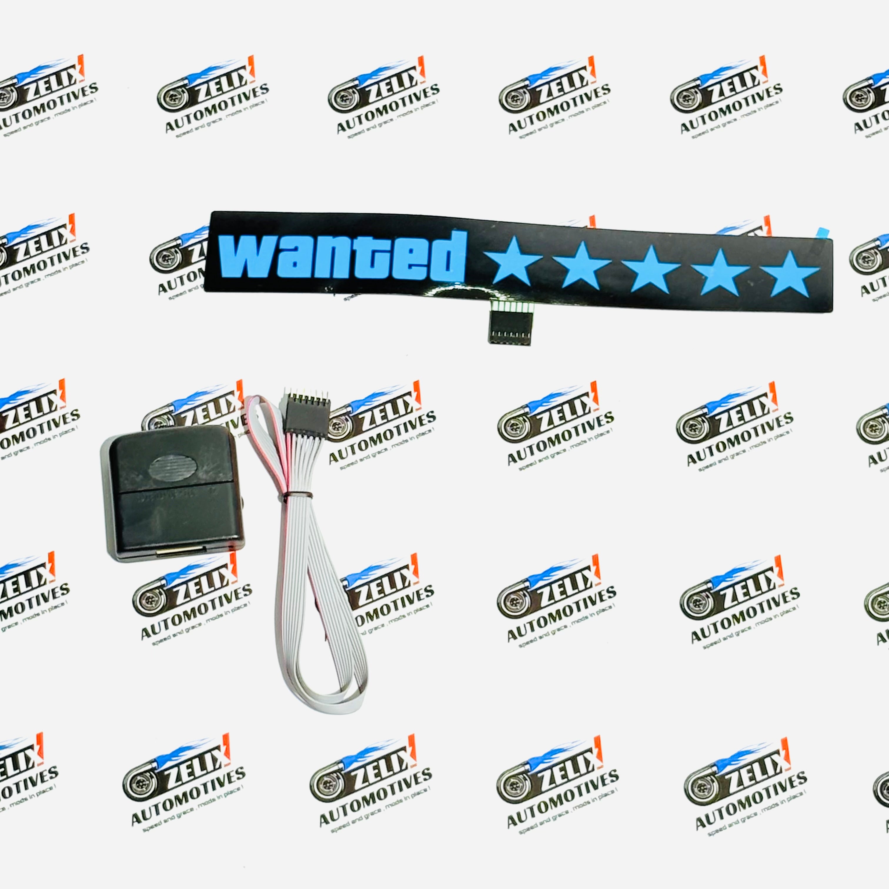 Wanted LED Panel | 5-Star Animated Car LED Display – Zelix Automotives