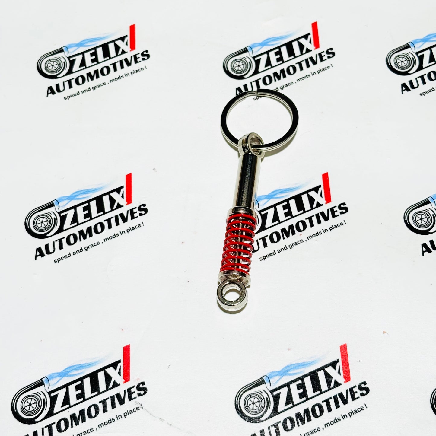 Suspension Style Keychain | Functional Metal Shock Keyring – Zelix ...
