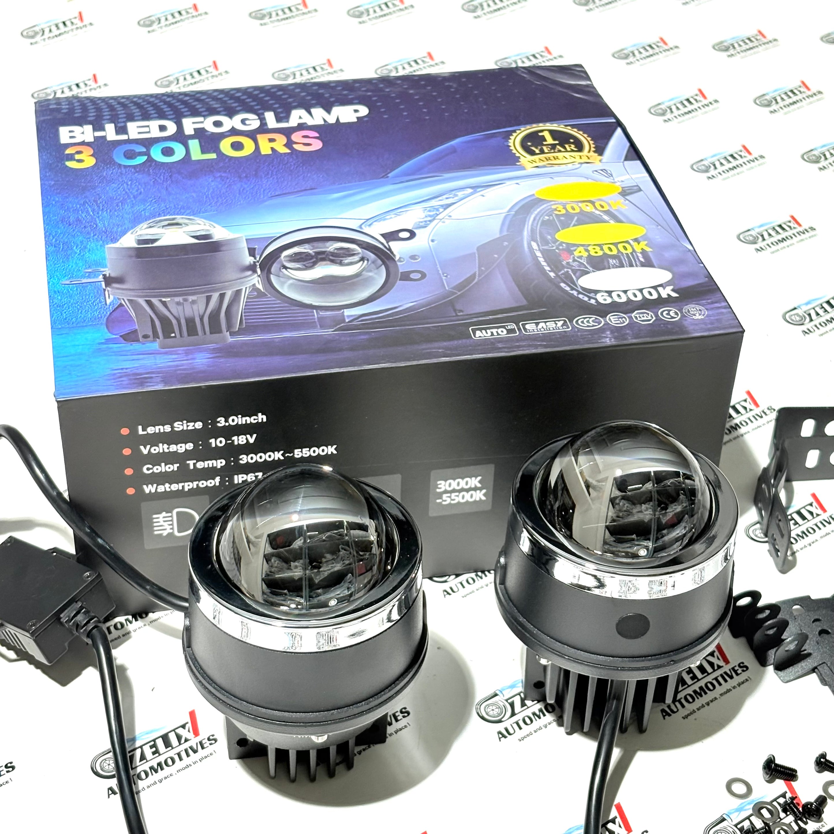 Bi-LED Fog Light 3-Color | Universal 3-Inch Fog Lamp Upgrade – Zelix ...