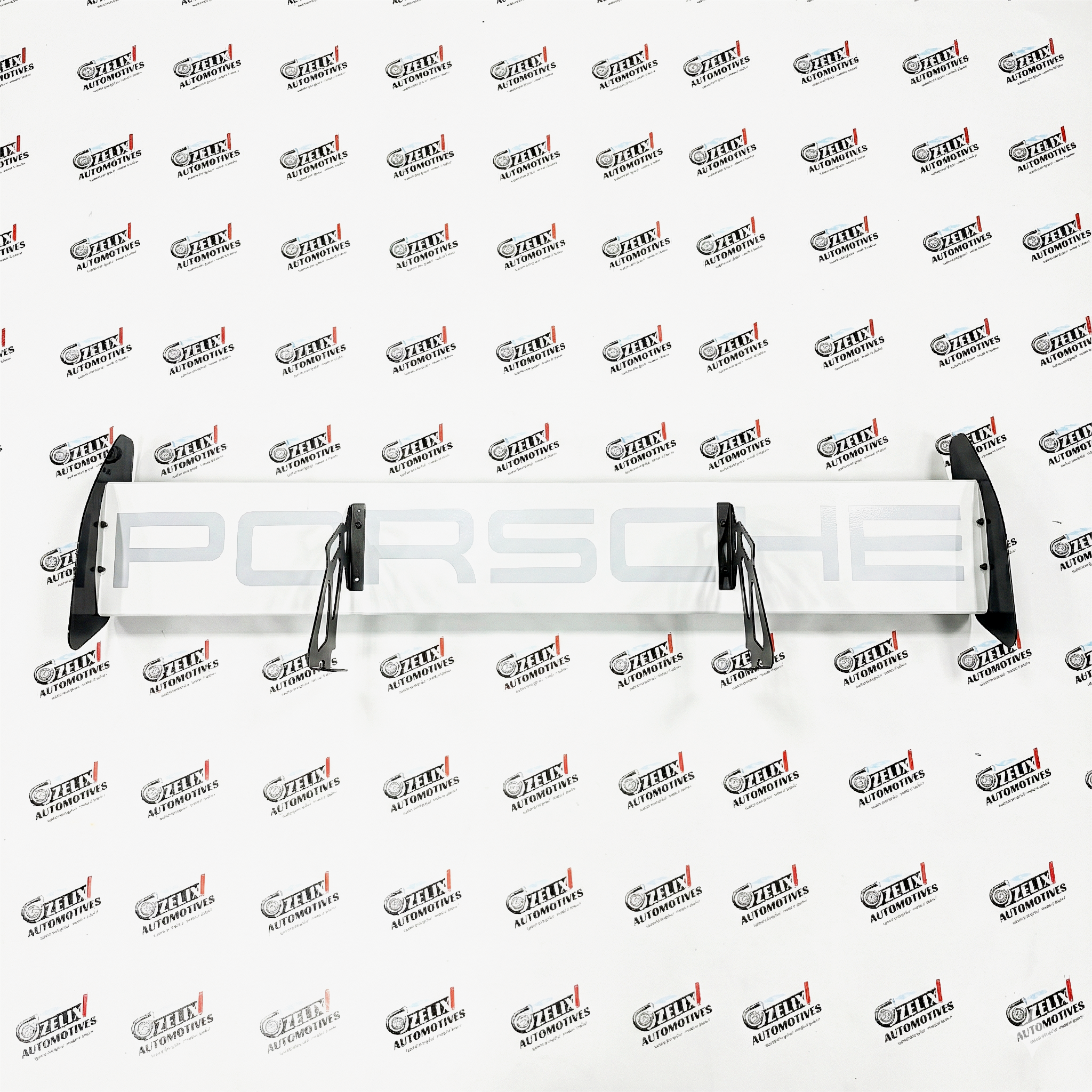 Porsche Spoiler Shelf | Premium White Sports Wing – Zelix Automotives