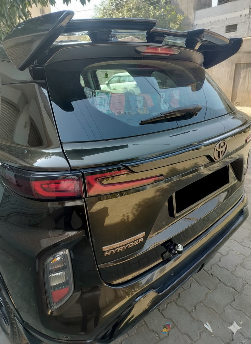 Gen 2 Hatchback Rear Spoiler — Gloss Black Universal Aftermarket ...