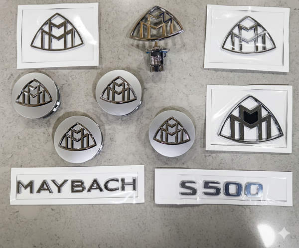Maybach Complete Logo Kit | Premium Wheel Caps & Emblem Set – Zelix ...